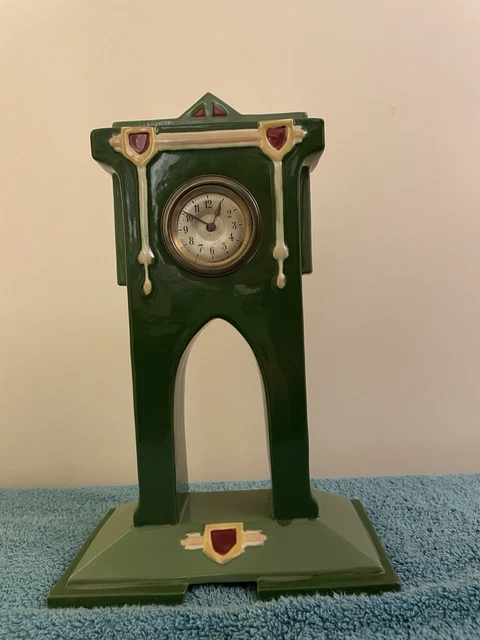 EICHWALD MAJORLICA SECESSIONIST Art Nouveau Bernard Bloch Mantel Clock ...