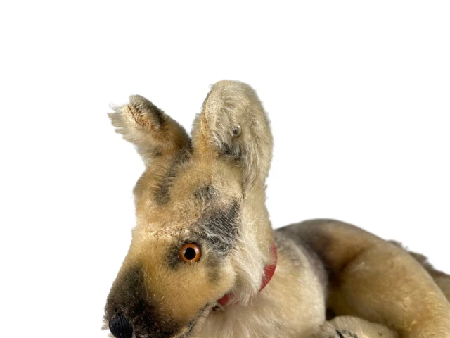 STEIFF ANIMAL BERGER couché 24 cm état voir photos EUR 59,60 - PicClick FR