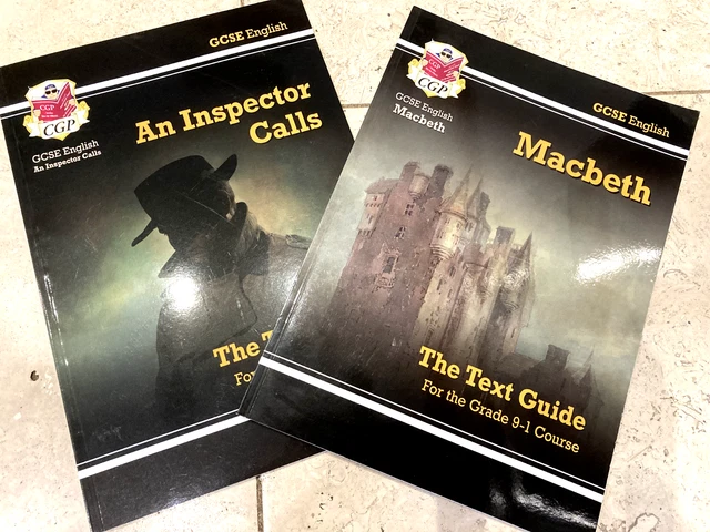 GCSE ENGLISH TEXT Guide - An Inspector Calls and Macbeth £8.50 - PicClick UK