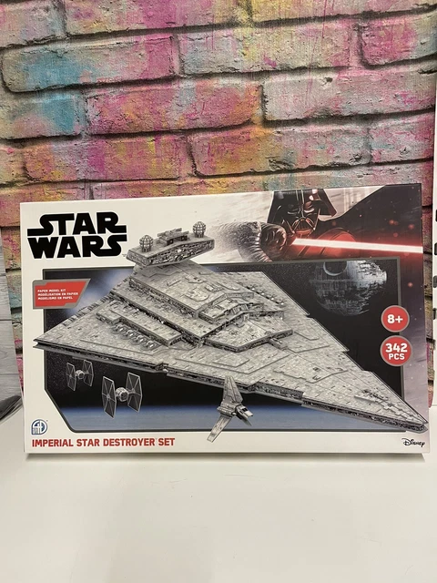 STAR WARS IMPERIAL Star Destroyer Set Paper Model Kit 342pc Disney New ...