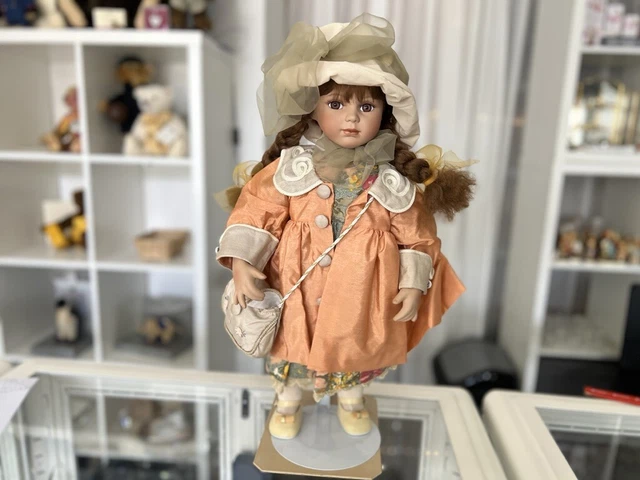 POUPON DE COLLECTION pour Collection, Porcelaine Poupée 50 Cm. État Parfait EUR 52,31 - PicClick FR