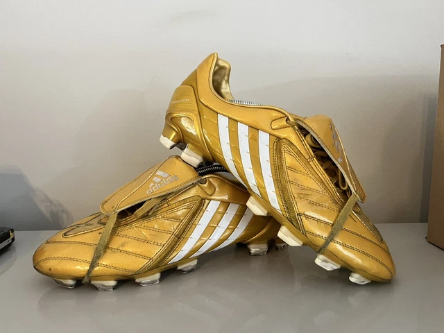MEGA RARE ADIDAS PREDATOR POWERSWERVE GOLD David Beckham FG Football ...