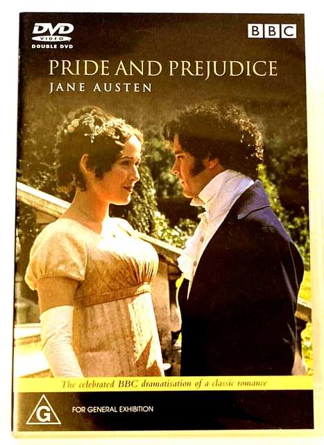 PRIDE AND PREJUDICE DVD Jane Austen BBC 1995 Colin Firth Jennifer Ehle ...