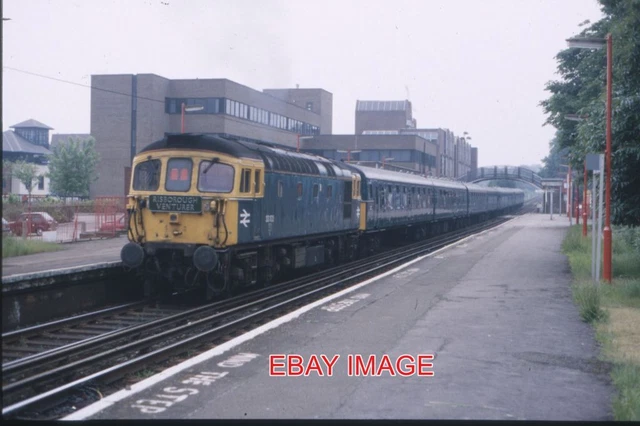 ORIGINAL 35MM SLIDE CLASS 33 LOCO NO 33102 AT CAMBERLEY STATION 9/78 ...