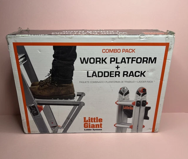 LITTLE GIANT Work Platform + Ladder Rack Combo Pack £26.74 - PicClick UK