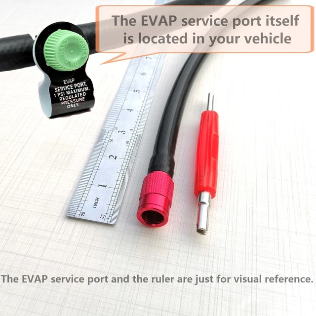 CAR EVAP SMOKE Machine Port Adapter Connector Valve Cord Special EVAP ...