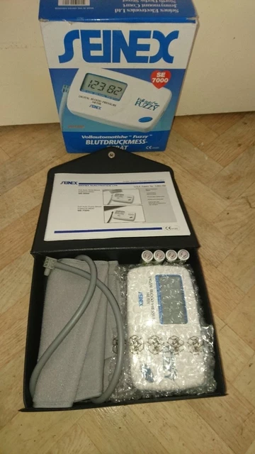 SEINEX SE-7000 FULL Auto Fuzzy Digital Blood Pressure Machine Meter ...