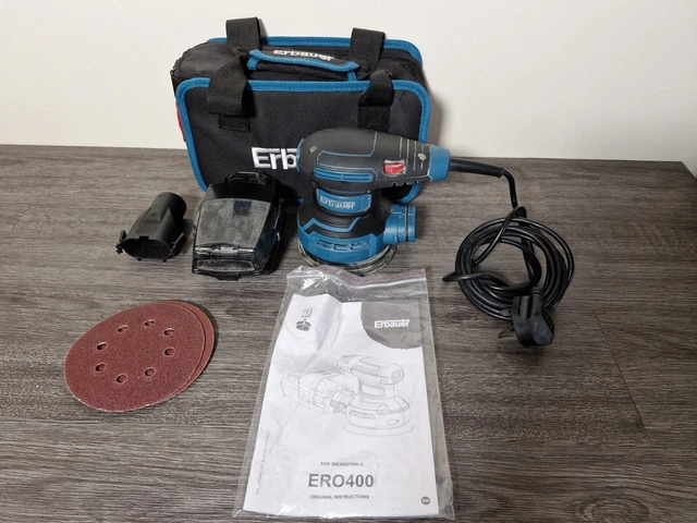 ERBAUER ERO400 ELECTRIC 220 240V Random Orbital Sander 125mm Variable Speed 400W 44.99 PicClick UK