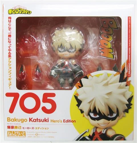 KATSUKI BAKUGO NENDOROID 705 My Hero Academia Hero's Edition Figure £45 ...
