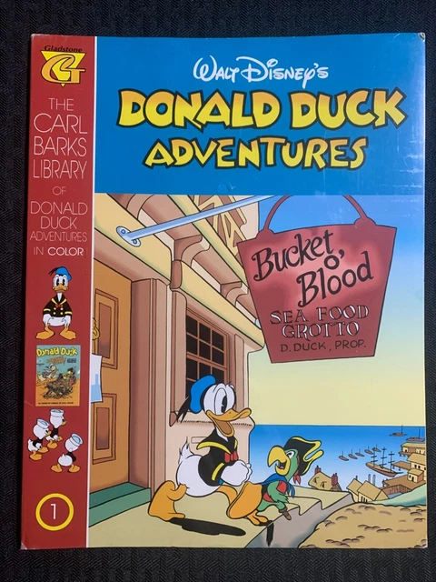 DONALD DUCK ADVENTURES Carl Barks Library #1 SC Gladstone SCELLÉ avec ...