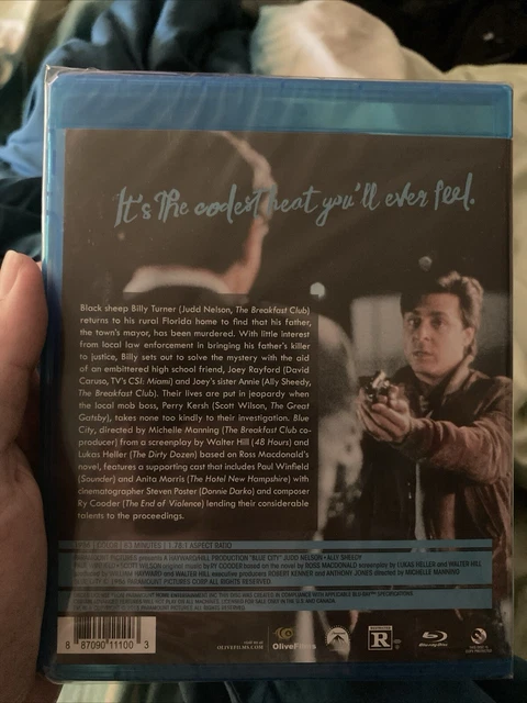 BLUE CITY (1986) Blu-ray Judd Nelson Ally Sheedy 80s Crime Thriller NEW ...