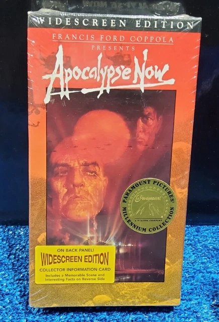 APOCALYPSE NOW (1992 Widescreen) VHS Collector Information Card Factory ...