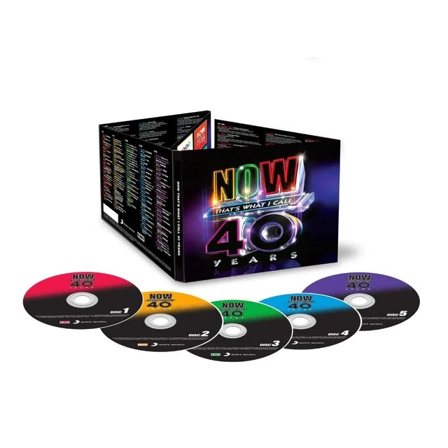 NOW THATS WHAT I Call 40 Years 83-23 5 CD Special Edition New Sealed £ ...