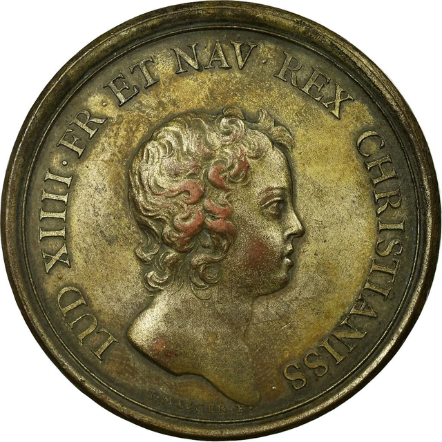 FRANCE, MÉDAILLE, LOUIS XIV, Prise de Trente Villes, 1644, Mauger, TTB ...