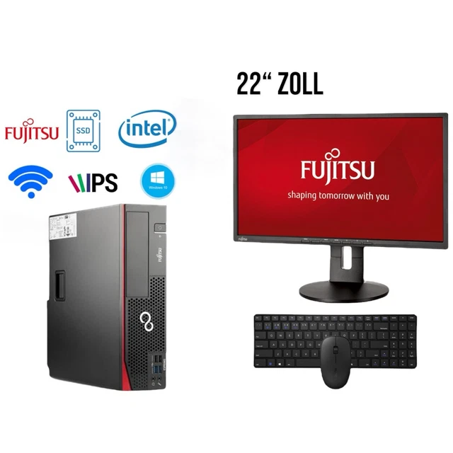 KOMPLETT ALL IN One Fujitsu Esprimo D756/E90+ PC | i3-6100 3,7GHz 8GB ...