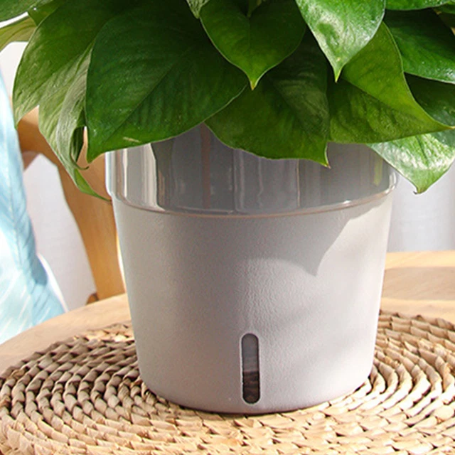 PLANT POT VENT Holes Anti-deform 2 Layers Self-watering Plant Flower ...