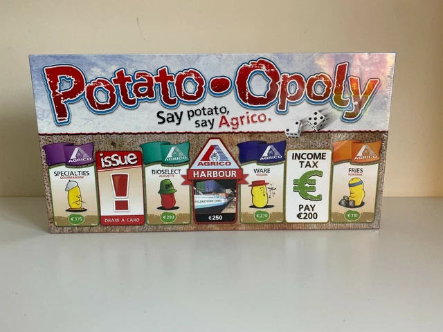 POTATO-OPOLY BOARD GAME Monopoly for Farm & Potato Lovers - Brand New ...