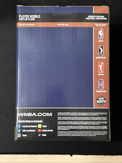 CAITLIN CLARK INDIANA Fever 2024 Rookie Debut Bobblehead WNBA NEW IN ...