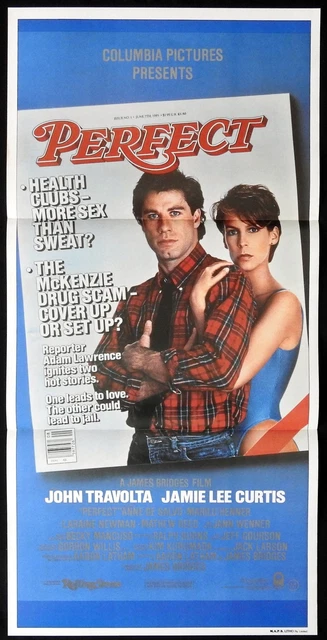 PERFECT ORIGINAL DAYBILL Movie poster JAMIE LEE CURTIS John Travolta ...