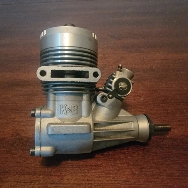 K&B MODEL ENGINE No. 5900 .45 R/C Sportster Vintage Davis Diesel Header ...
