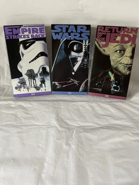 STAR WARS VHS Lot - Star Wars, The Empire Strikes Back, Return Of The ...