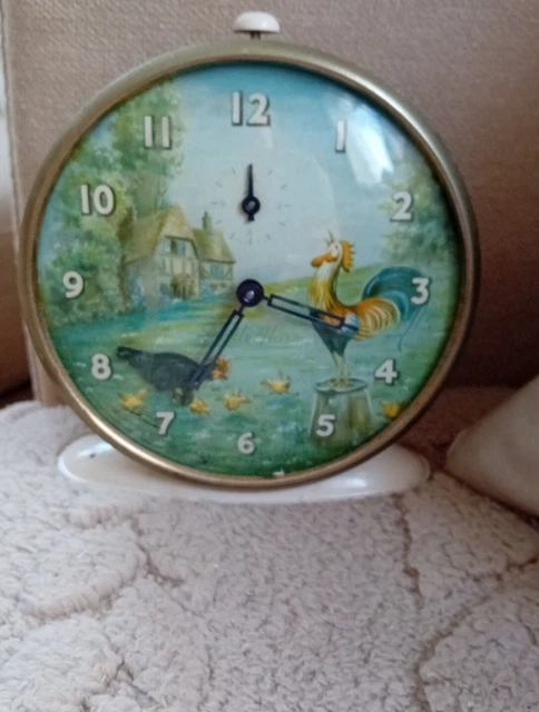 VINTAGE SMITH PECKING Chicken Alarm Clock £22.00 - PicClick UK