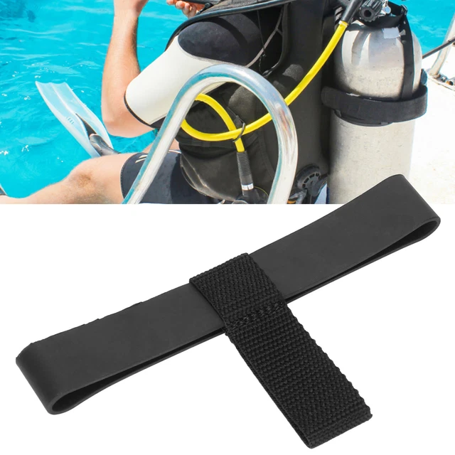 HOT SCUBA DIVING Stage Tank Bottle Hose Retainer Band Anti Slip Diving ...