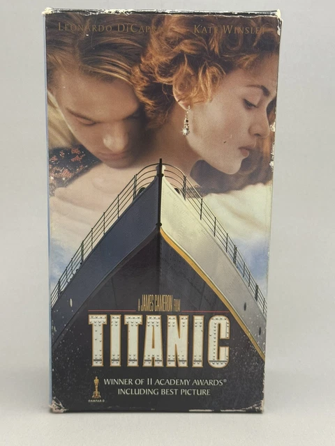 CLASSIC MOVIE-TITANIC: LEONARDO DiCaprio & Kate Winslet 2 VHS Tapes! £3 ...
