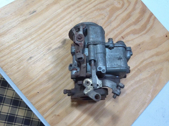 VINTAGE FORD FLATHEAD 1 EBV Double Barrel Carburetor CORE for Rebuild ...