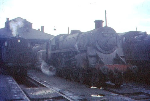 ORIGINAL COLOUR SLIDE of 75034 BR Standard steam loco £0.99 - PicClick UK