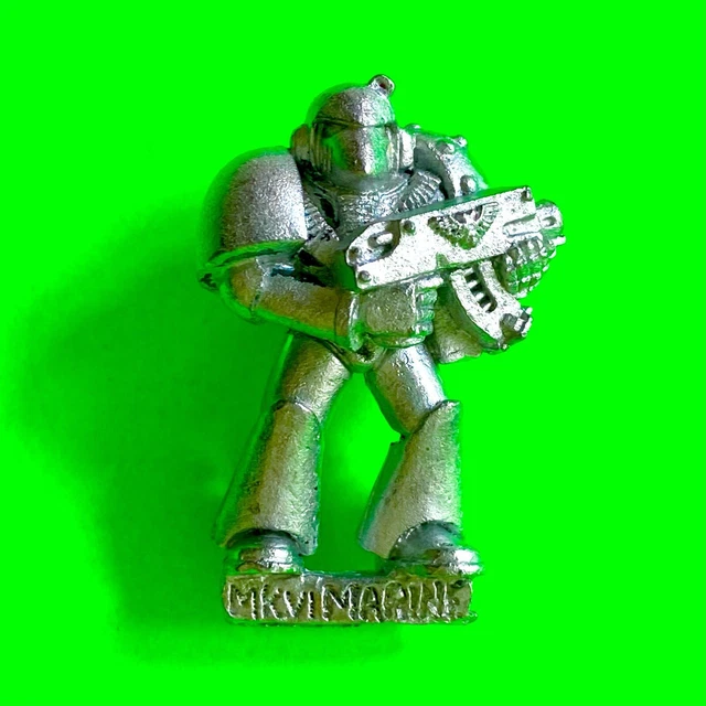 WARHAMMER 40K 🔥 RARE MK6 Transitional Space Marine 1991 🔥 Rogue Trader ...