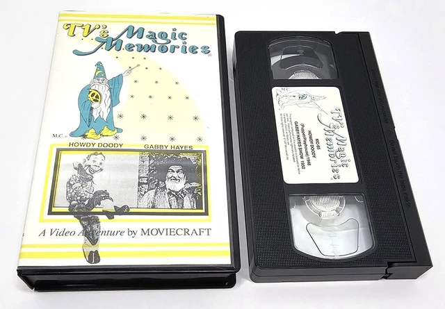TV'S MAGIC MEMORIES Gabby Hayes VHS 1994 RARE Howdy Doody Edition £26. ...
