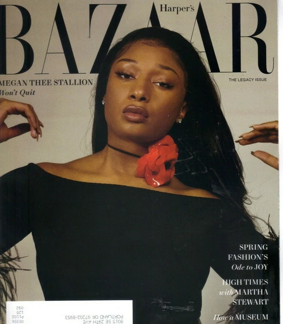 MEGAN THEE STALLION Harper's Bazaar Magazine March 2021 WON'T QUIT EUR ...
