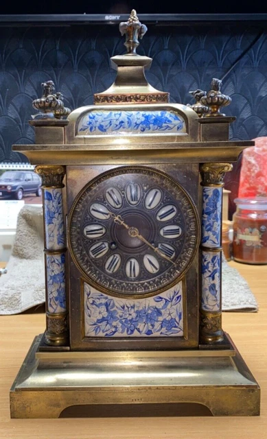 19TH CENTURY LOUIS Achilles Brocot French Mantle Clock Lewis F day ...