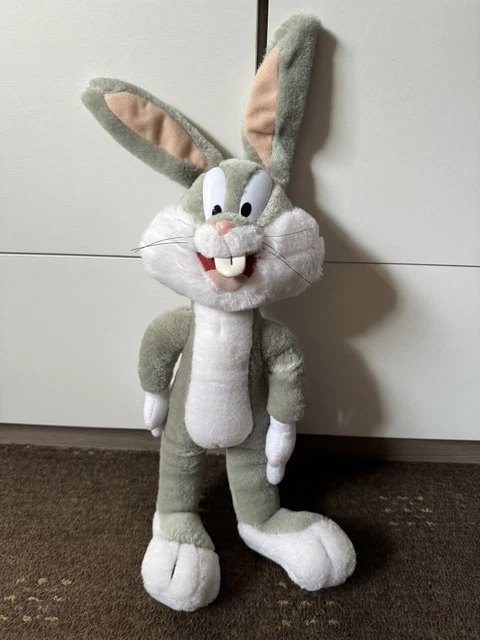 VINTAGE BUGS BUNNY 19" Plush Looney Tunes Play By Play 2000 £6.95 ...