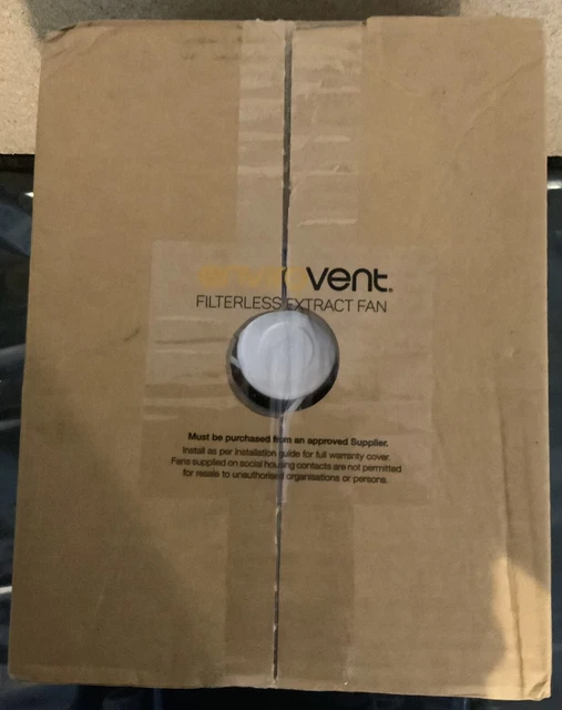 ENVIROVENT EFHT2S-230V FILTERLESS Extraction Fan - White £80.00 ...