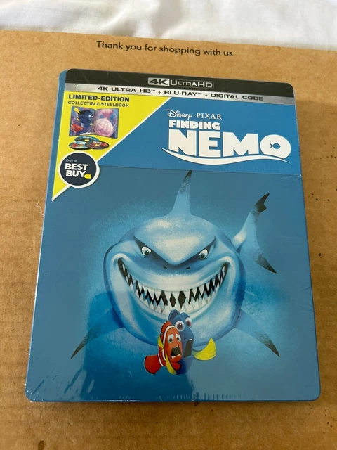 FINDING NEMO 4K UHD Blu Ray Steelbook Best Buy Limited Ed NEW & SEALED ...