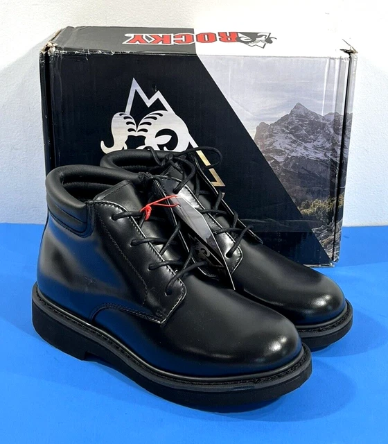 8.5 EW NIB Mens Rocky 501-8 Polishable Dress Leather Chukka Boots Shoes ...