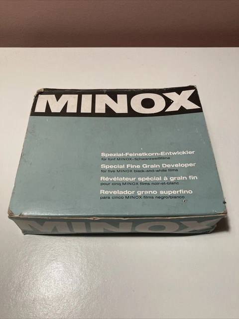 MINOX SPECIAL FINE Grain Developer Fluid In Original Packaging £9.99 ...