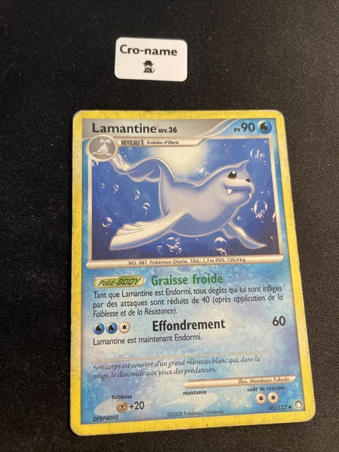 CARTE POKÉMON LAMANTINE 45/123 Unco DP Trésors Mystérieux EUR 1,00 ...