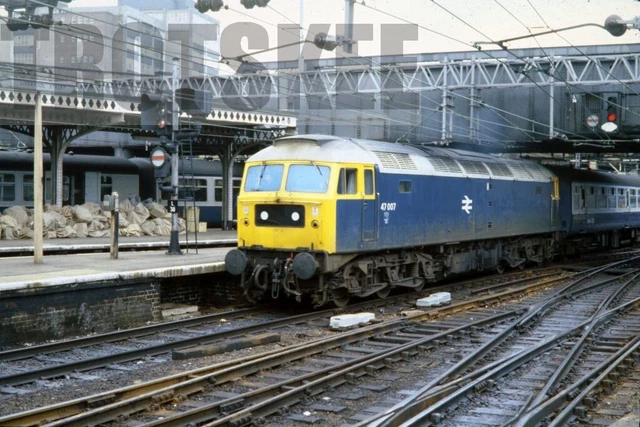 35MM SLIDE BR British Railways Diesel Loco Class 47 47007 Liverpool Street 1979 £5.00 - PicClick UK