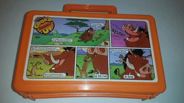 DISNEY LION KING Timon and Pumba Cook'd Up Comics Lunch Box pencil box ...