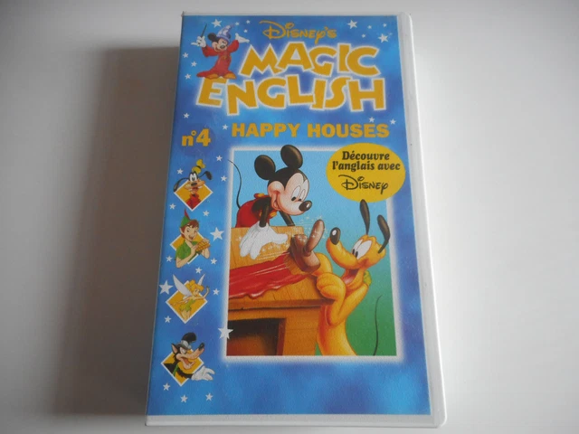 K7 VHS (CASSETTE Video) - Disney Magic English /Happy Houses N°4 EUR 8 ...