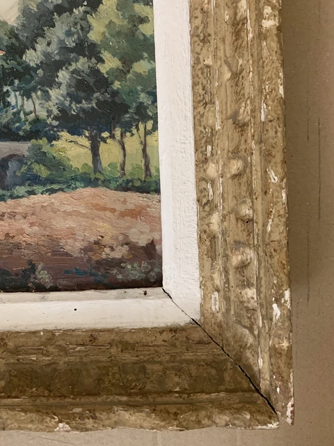 ANCIEN TABLEAU HUILE paysage de Provence fauvisme cadre style Montparnasse EUR 80,00 - PicClick FR