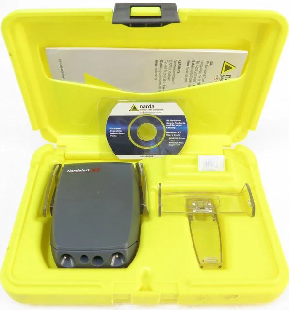 NARDA NARDALERT XT Model A8862 - Personal RF Monitor - w/ Case, Manual ...