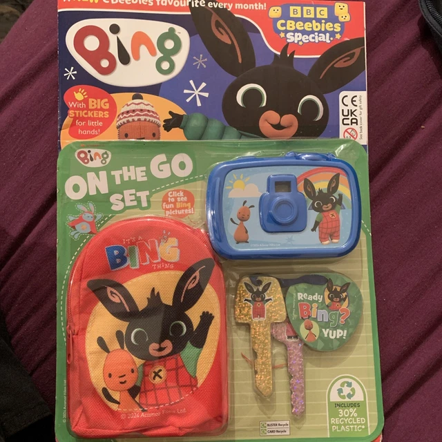 ISSUE 193 CBEEBIES Special Magazine Bing On The Go Set Toys New! £5.92 ...
