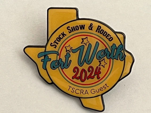 2024 FORT WORTH Stock Show & Rodeo Commemorative Pin - Free Grounds ...