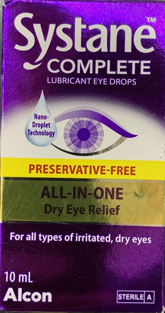 SYSTANE COMPLETE ALL in One Dry Eye drops Preservative free 10ml NEW ...
