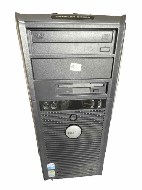 DELL OPTIPLEX GX520 HT Intel Pentium 4 3GHz 1GB RAM 80GB HDD Win XP PRO ...
