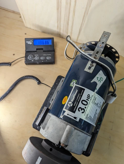 KEYS FITNESS 3HP Continuous duty DC Permanent Magnet motor 90V 32AMP ...
